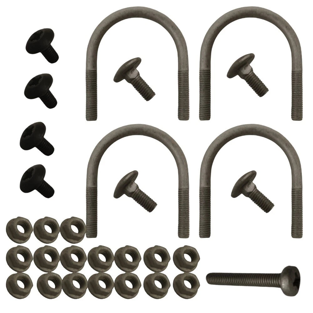 SKY Freesat Satellite Dish Zone 2 80/65cm Fixing Kit Nuts Bolts & U Bo ...